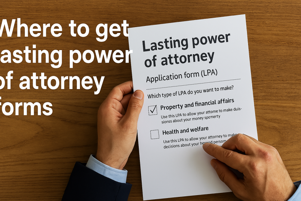Lasting Power of Attorney Forms UK | MP Estate Planning